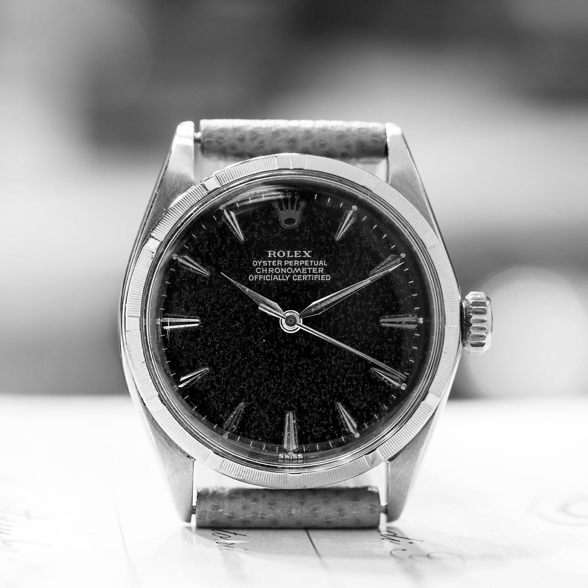 Rolex Oyster Perpetual special black dial ref. 6285